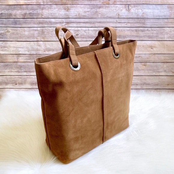 UGG | Bags | Ugg Chestnut Heritage Suede North South Tote | Poshmark